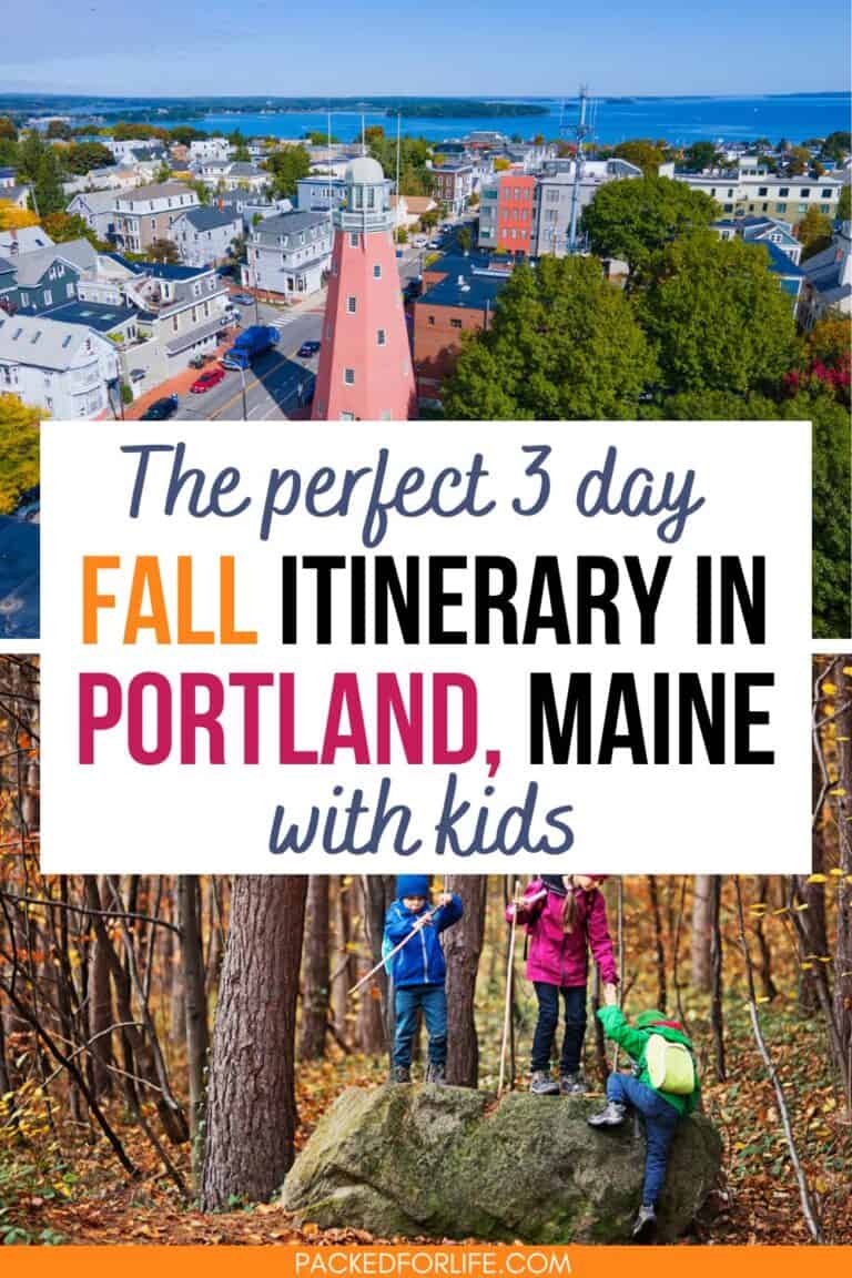 Ultimate 3 Day Fall Getaway in Portland, Maine for Families