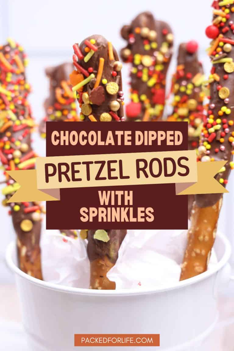 Easy Fall Pretzel Rods (2 Ways)