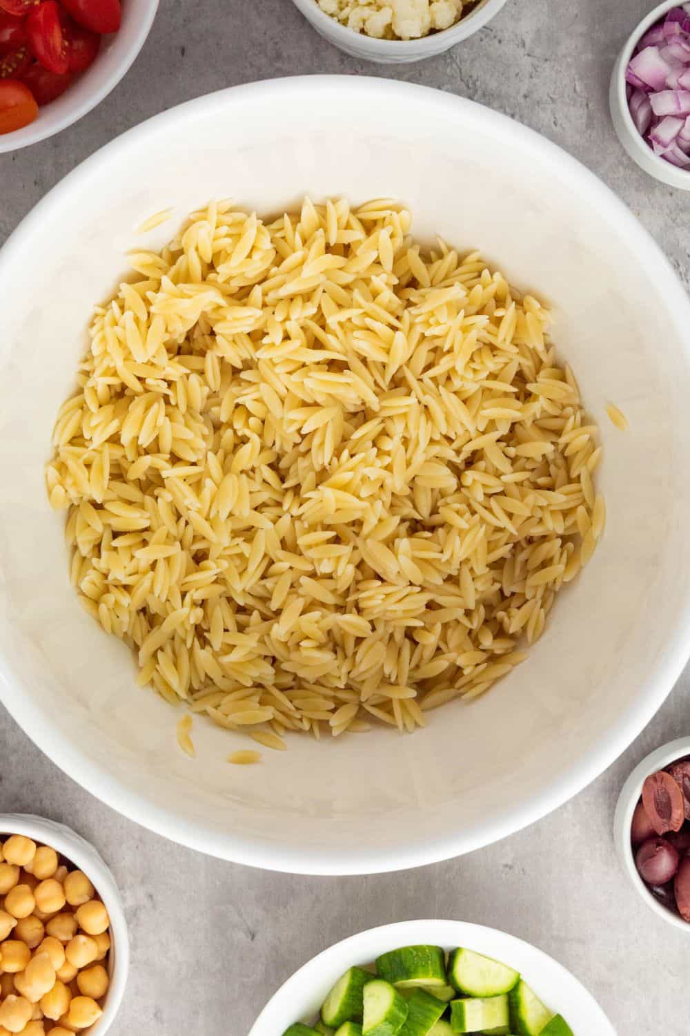 Easy Mediterranean Orzo Salad