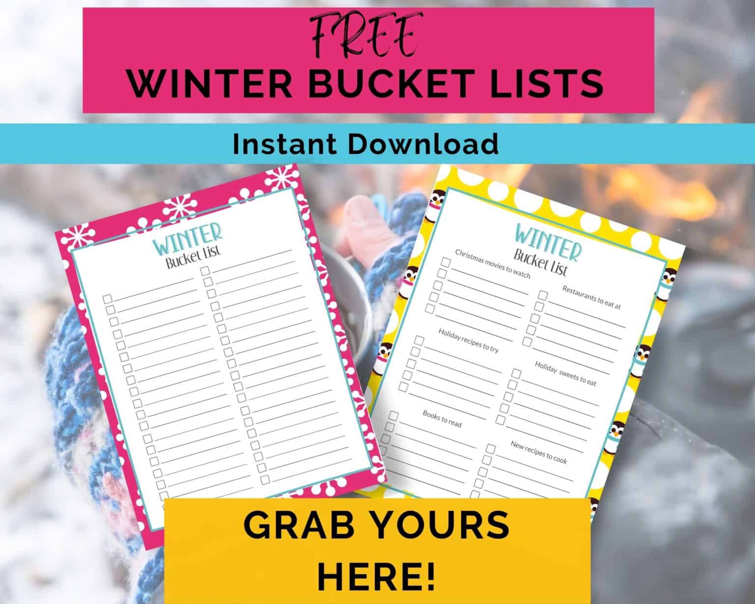 Winter Bucket Lists: 50+ Activities to Have the Best Winter! | Packed ...
