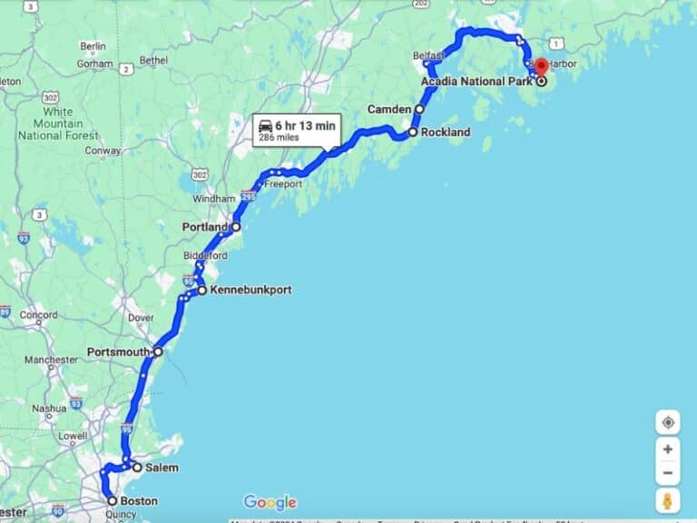 Explore New England On Your Boston to Acadia National Park Road Trip