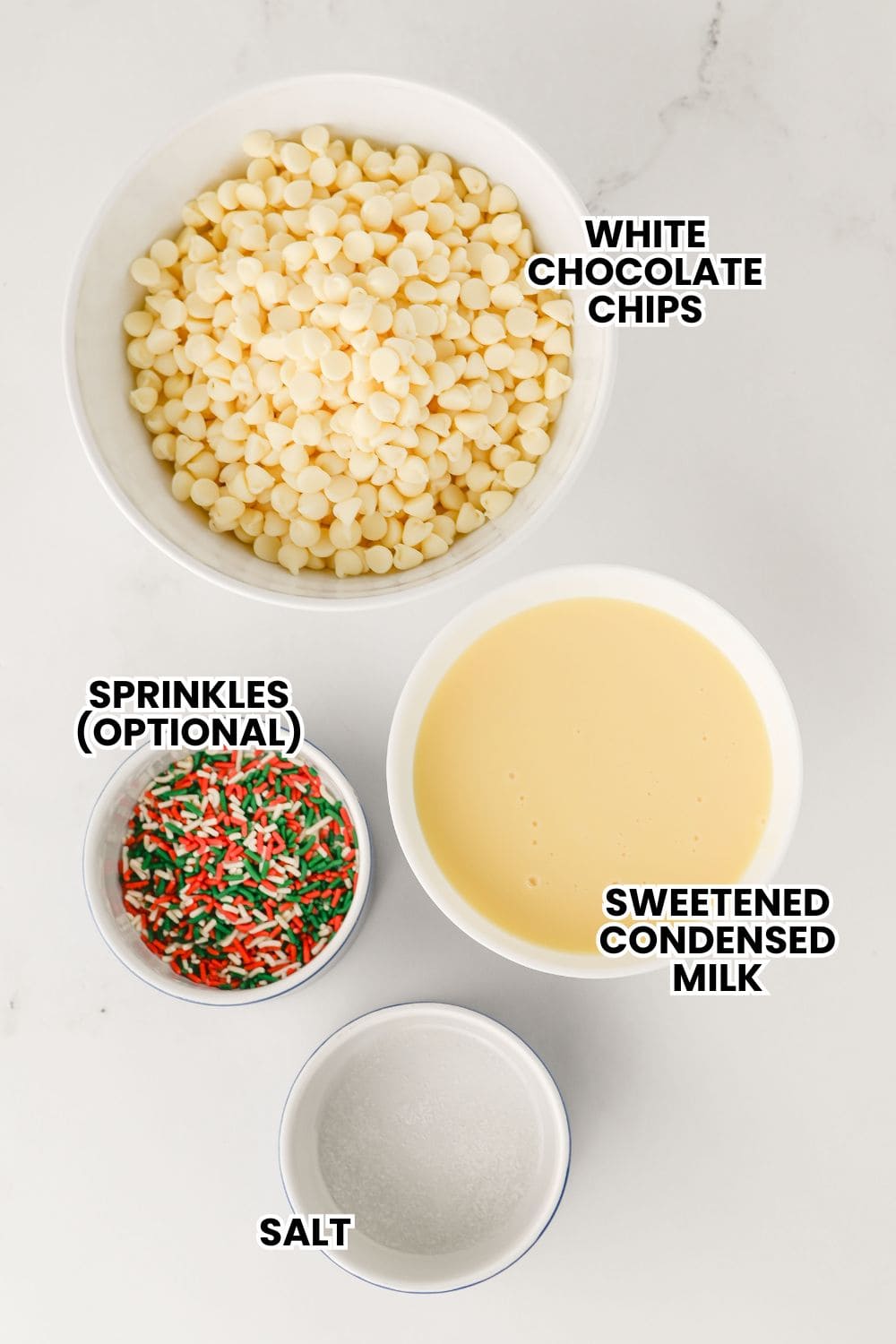 Creamy Christmas White Chocolate Fudge