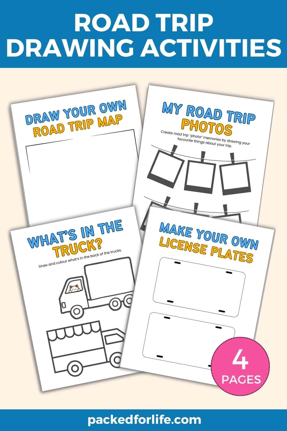 No More “Are We There Yet?”: Road Trip Activity Pack Kids Will Love